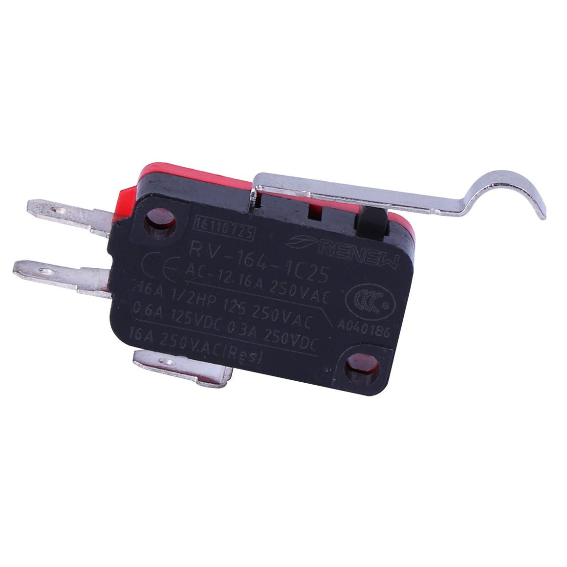 5pcs RV 165 1C25 Micro Switch Push Button Limit Switch Short Hinge ...